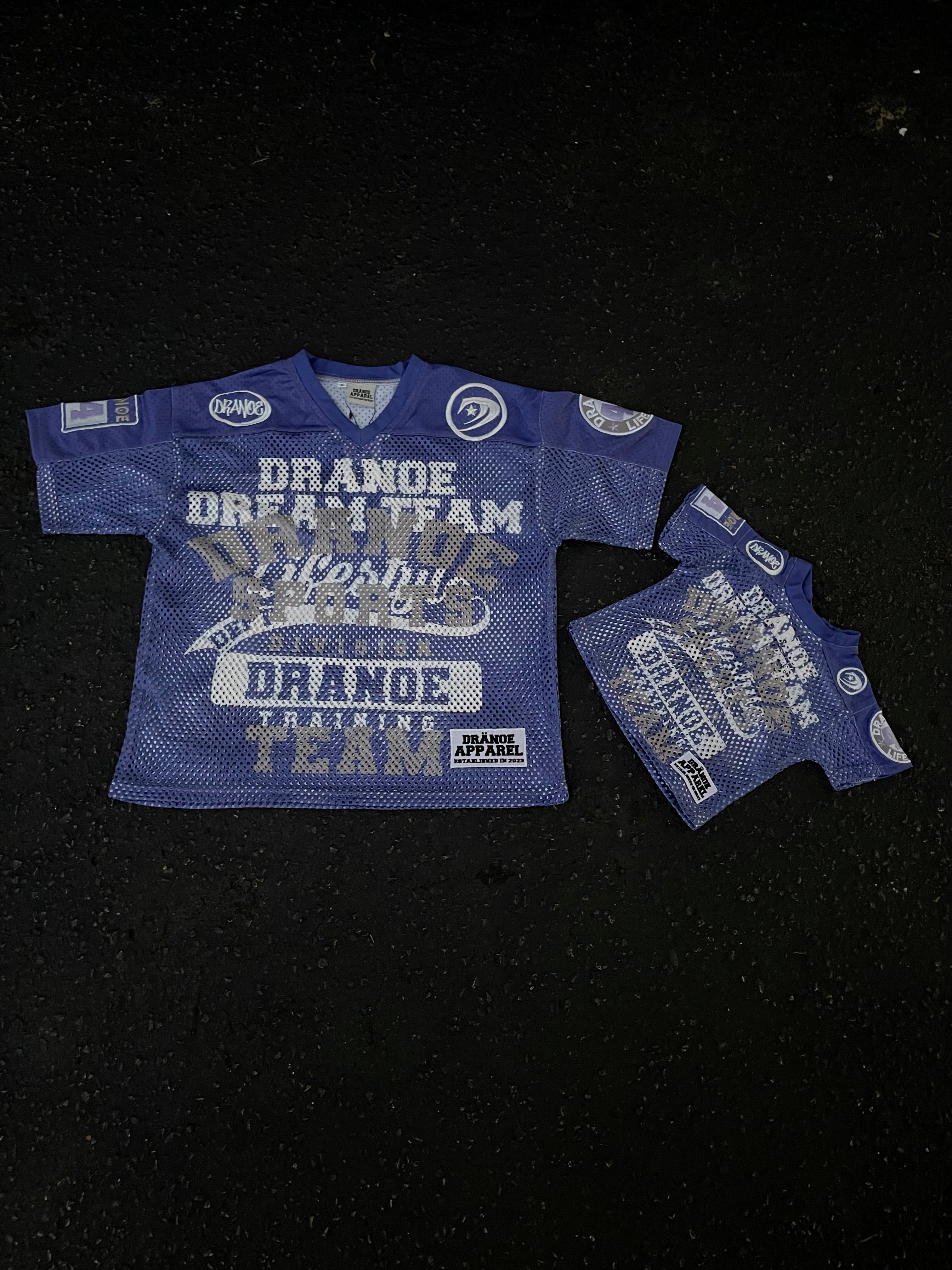 “Dranoe Dream Team” Jersey ( Adult & Toddler) - Diffused Blue – Dranoe ...